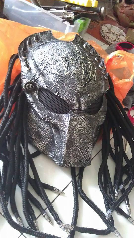 Predator wolf celtic mask Fiberglass HQ resin | godofprops