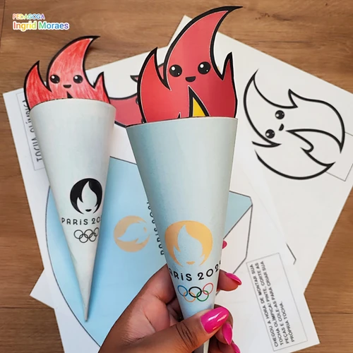 Tocha Olímpica - Olimpíadas Paris 2024 | Loja Pedagoga Ingrid