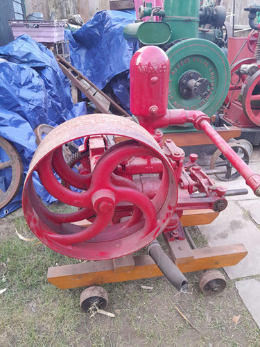 Amanco No.1 open crank belt driven water pump | rustyrelicsonline