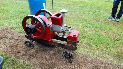 ASSOCIATED / AMANCO EARLY HIRED MAN TIN CARB SPLIT HOPPER ...