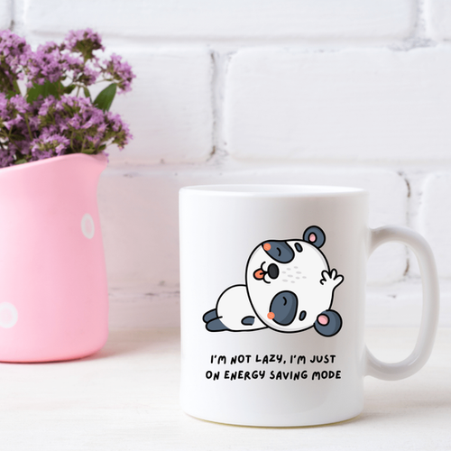 Lazy Panda Coffee Mug | Duck Duck Story