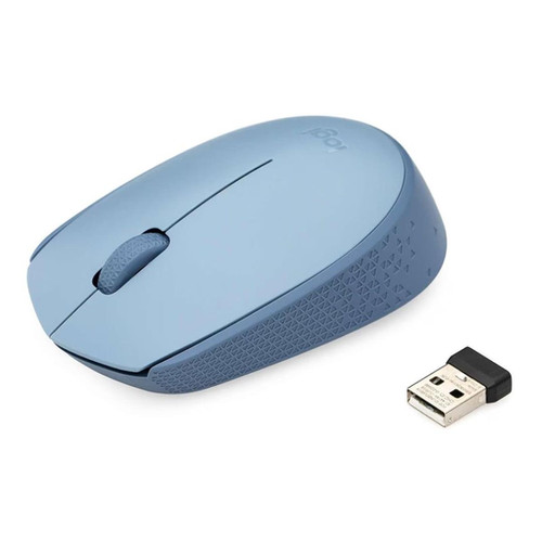 LOGITECH *M170* MOUSE INALAMBRICO GRIS-AZULADO MATE. | Papelera Hegor