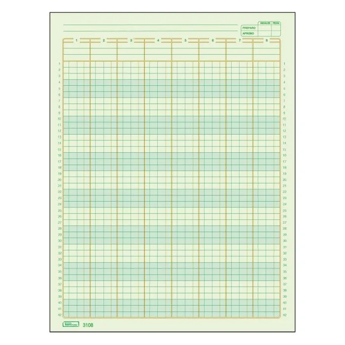 PRINTAFORM OCHO COLUMNAS AUDITORIA CTA C/50H | Papelera Hegor