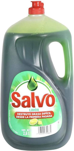 LIMPIEZA SALVO LIQUIDO LAVA TRASTES 2.6 LTS. | Papelera Hegor