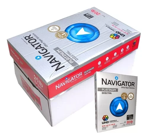 NAVIGATOR PAPEL BOND CARTA BLANCO 75 GRS CJA C/5000 HJS. | Papelera Hegor