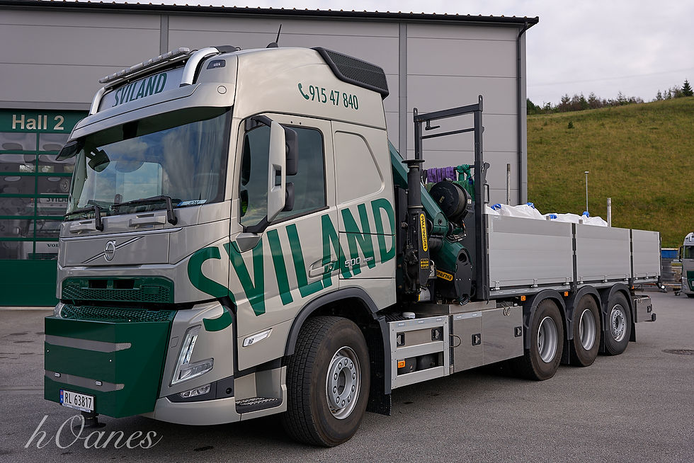 Photoshoot årets nye biler 2023 | sviland-transport