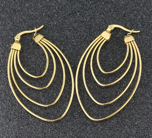 Oval Ring Hoops | QLPT