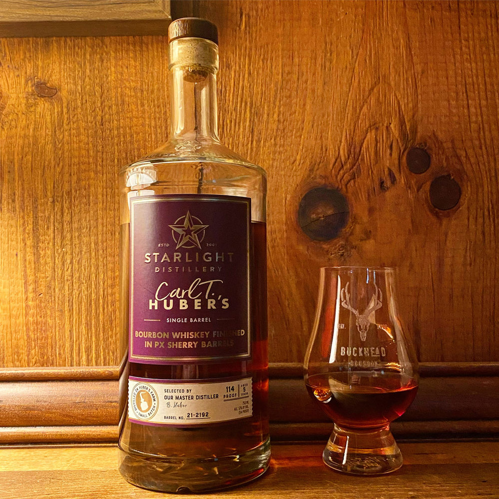 Starlight Single Barrel Bourbon Finished in PX Sherry Barrels - Flash ...