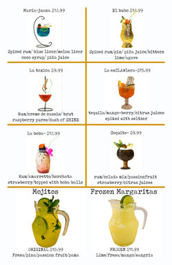 FOOD AND DRINK MENU | TOROS TACOS Y TEQUILA