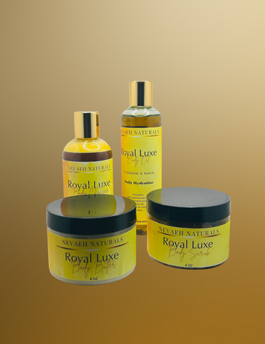 The Ultimate Royal Luxe Body Set w/Turmeric & Honey | Nevaeh Naturals LLC