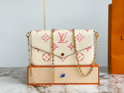 LV felicé leather chain bag | Luxury Loom Bags