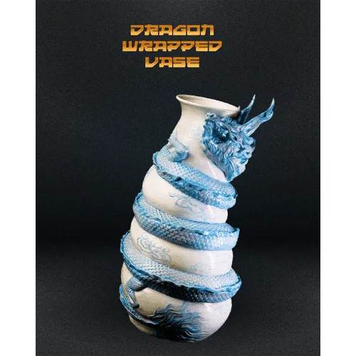 Dragon Wrapped Vase | Transform3D