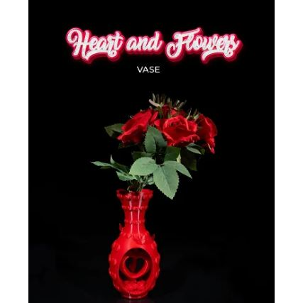 Heart and Flowers Vase | Transform3D