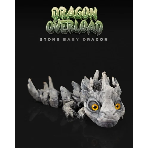 Stone Baby Dragon | Transform3D