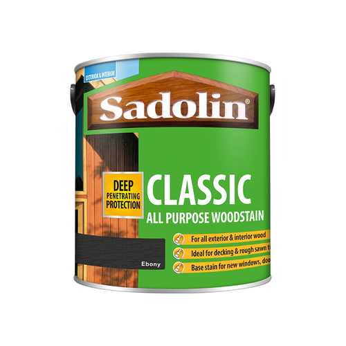 Sadolin Classic 2.5 Litre 5 Ebony | Melbros
