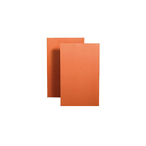 Clay Plain Nibless Creasing Tile Red 265 x 165 x 12mm | Melbros