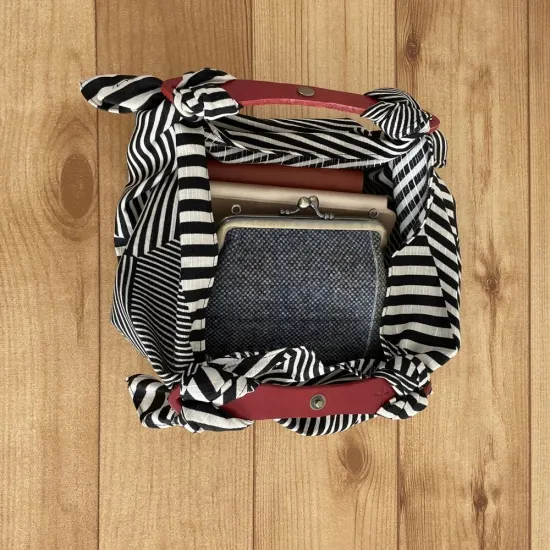Furoshiki Bags Set | Konomi Bag with Leather Handles | Furoshiki Lah!