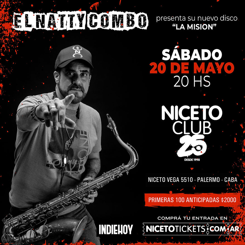 El Natty Combo lanza nuevo disco en Niceto Club