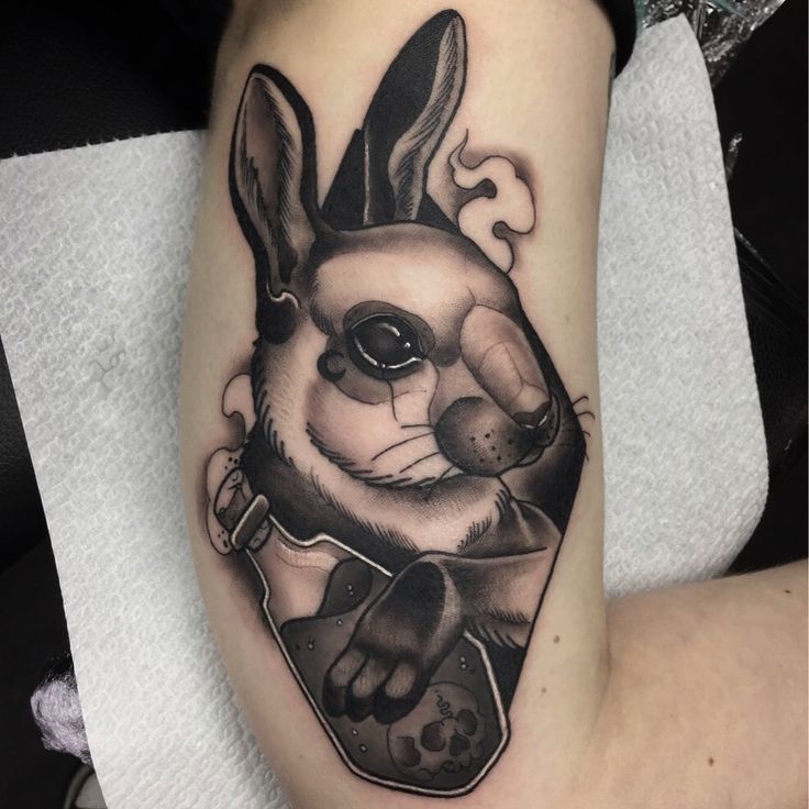 Black Rabbit Tattoo: Ideas, Meaning and Design