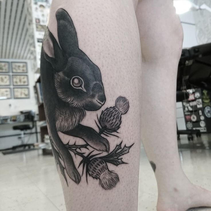 Black Rabbit Tattoo: Ideas, Meaning and Design