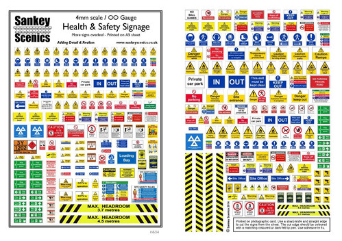 4mm Health & Safety Signage | Sankey Scenics Signs
