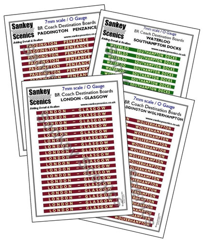 7mm BR Mk1 Destination Boards: Departures from Paddington | Sankey ...