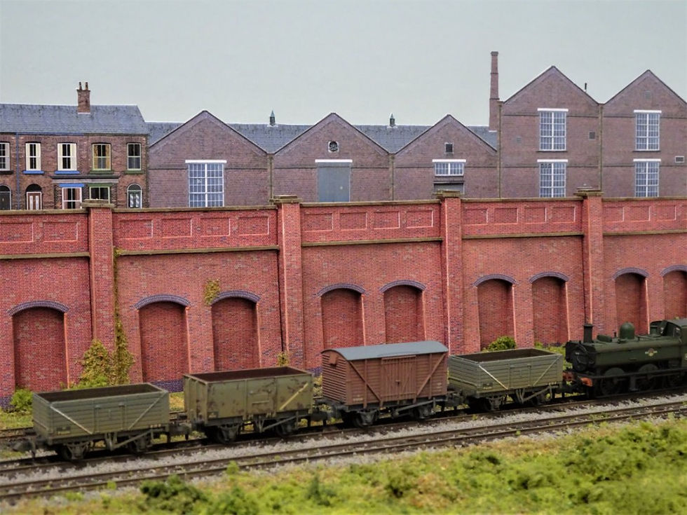 N / 2mm Urban Backscenes | Model Railway Signs