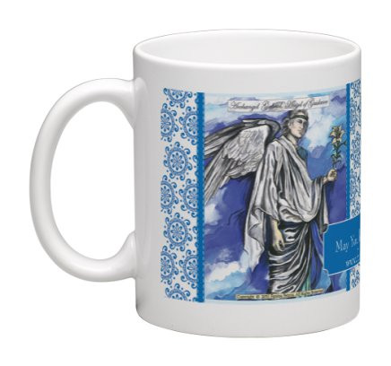 Archangel Gabriel mug | fanitsa-petrou-art
