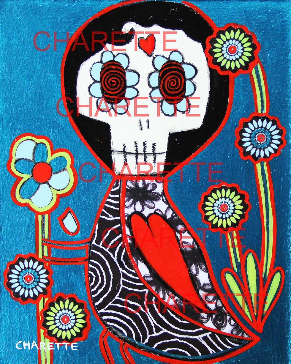 Danielle Charette Art | Paintings | Birds Of A Feather | Brooklyn