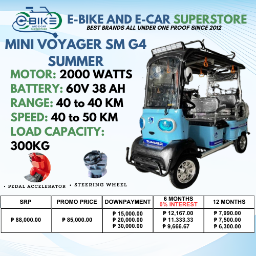 MINI VOYAGER SM G4 | EBIKE AND ECAR SUPERSTORE