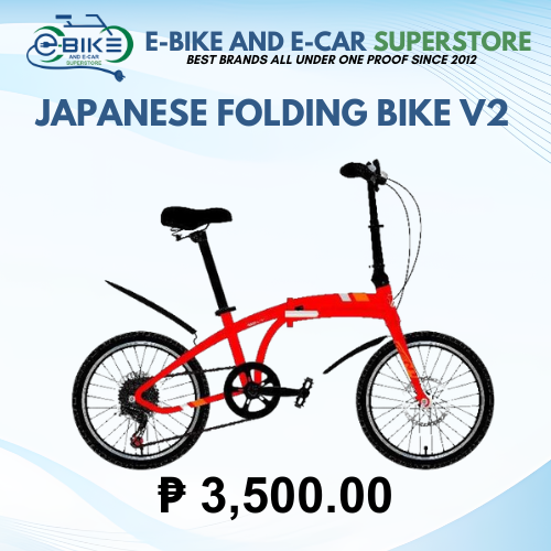 JAPANESE FOLDING BIKE V2 | EBIKE AND ECAR SUPERSTORE