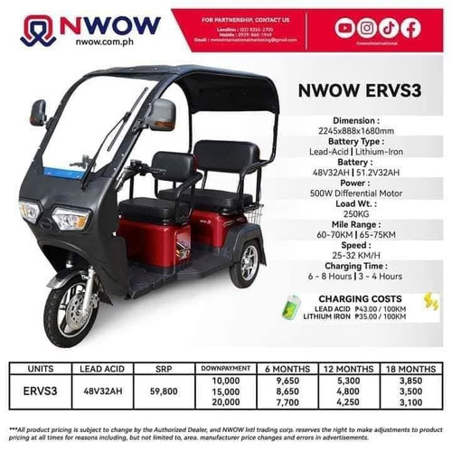 NWOW ERVS3 | EBIKE AND ECAR SUPERSTORE
