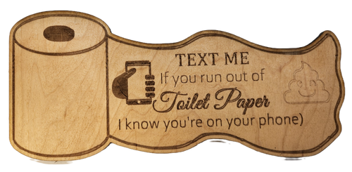 Funny Bathroom Sign | Birdy's Woodshop