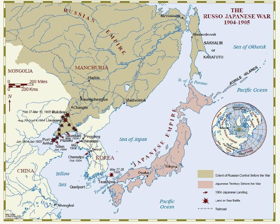 February 9, 1904 - Beginning of the Russo-Japanese War