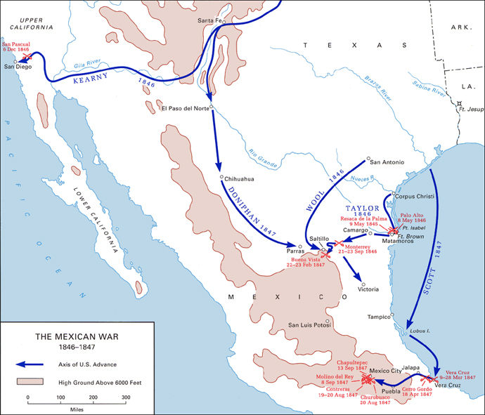 February 23, 1847 - Mexican-American War & Battle of Buena Vista