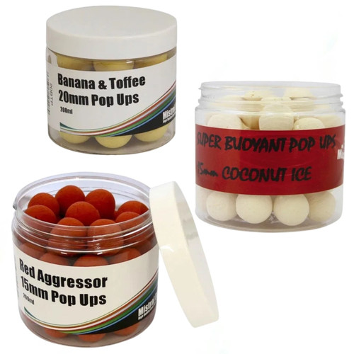 Mistrals Pop-Ups Coconut Ice, Red Aggressor, Banana & Toffee | Bait ...