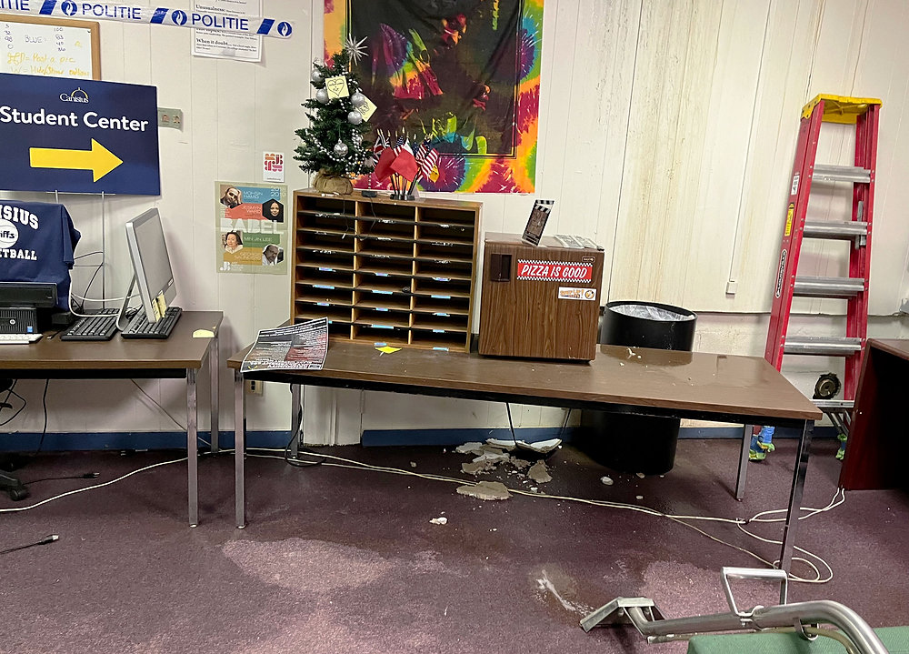 Dishwasher destroyed in explosion