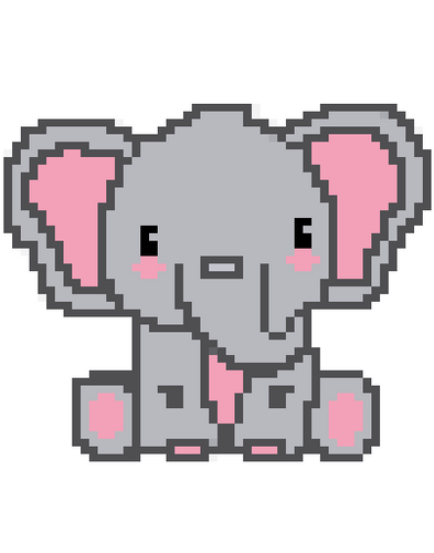 Elephant Graph Pattern | The Cozy Company