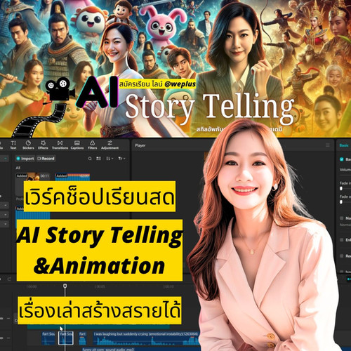 เวิร์คช็อป AI story telling &Animation | Weplus Academy