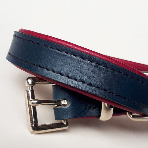OTP: Navy on Mulberry - 20 inch neck | annrees