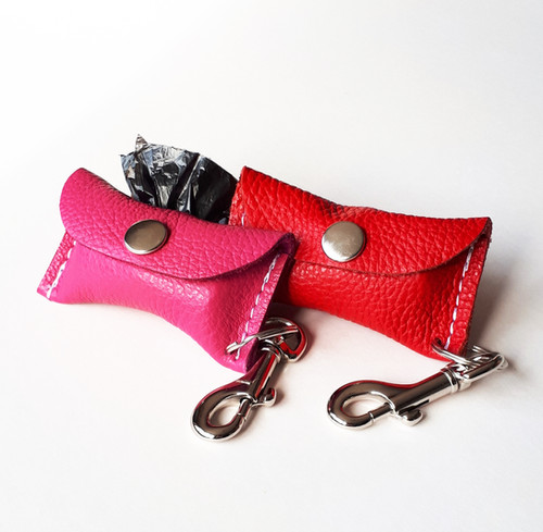 Soft Leather Poo Bag Pouch | annrees
