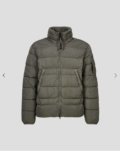 CP COMPANY:Eco-Chrome R Down Jacket, THYM GREEN, 22180 | EXCELSIOR