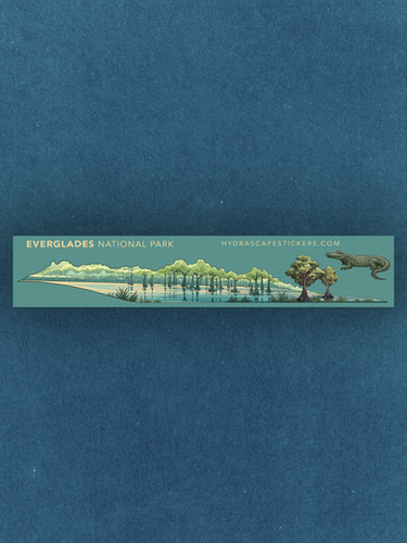 Everglades National Park Miniscape Sticker | Hydrascape Stickers