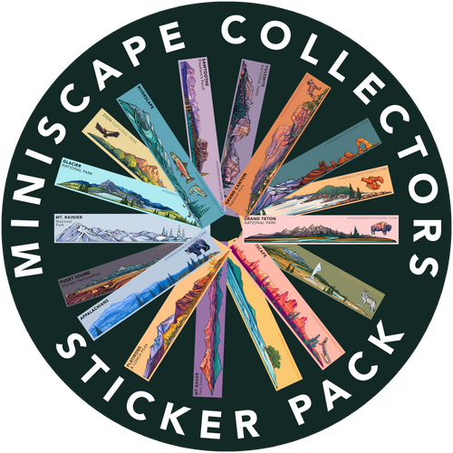 Miniscape Collectors Sticker Pack | Hydrascape Stickers
