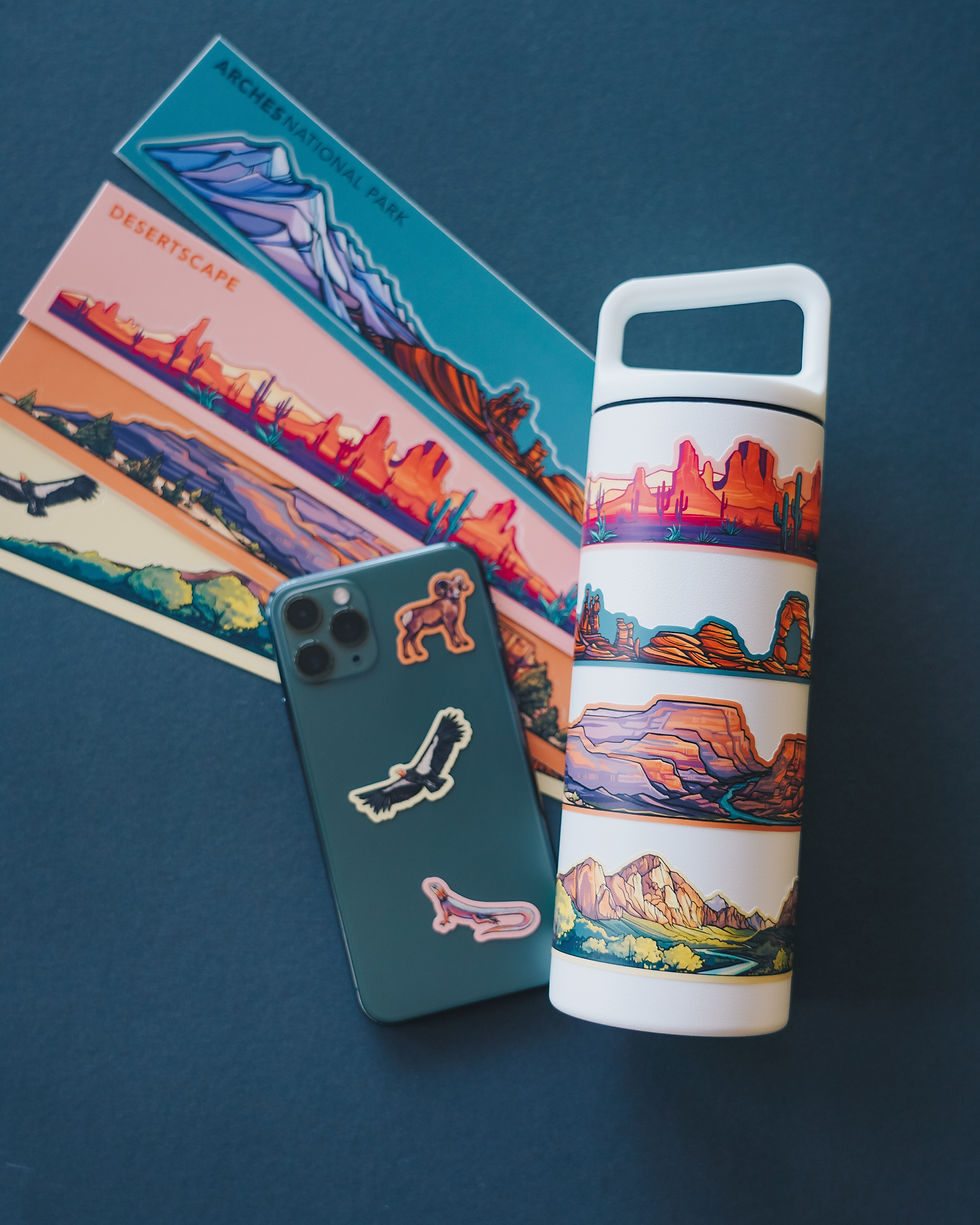 Sticker Packs | Decals for outdoor & National Park enthusiasts and