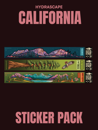 California Sticker Pack | Hydrascape Stickers