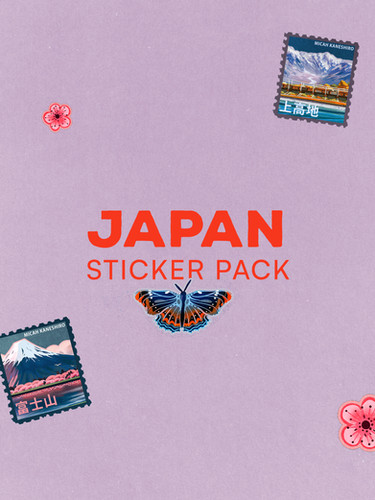 Japan Sticker Pack | Hydrascape Stickers