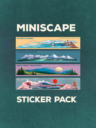 Miniscape Sticker Pack II | Hydrascape Stickers