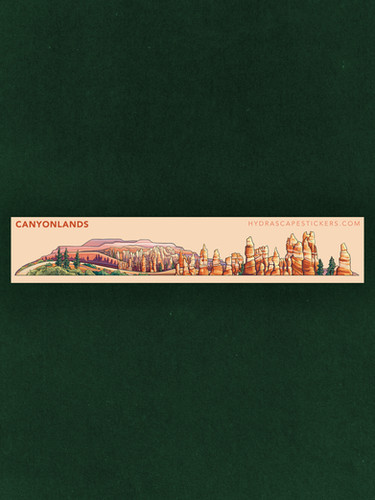 Canyonlands Miniscape Sticker | Hydrascape Stickers