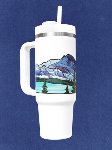 Banff National Park Infinity Sticker | Hydrascape Stickers